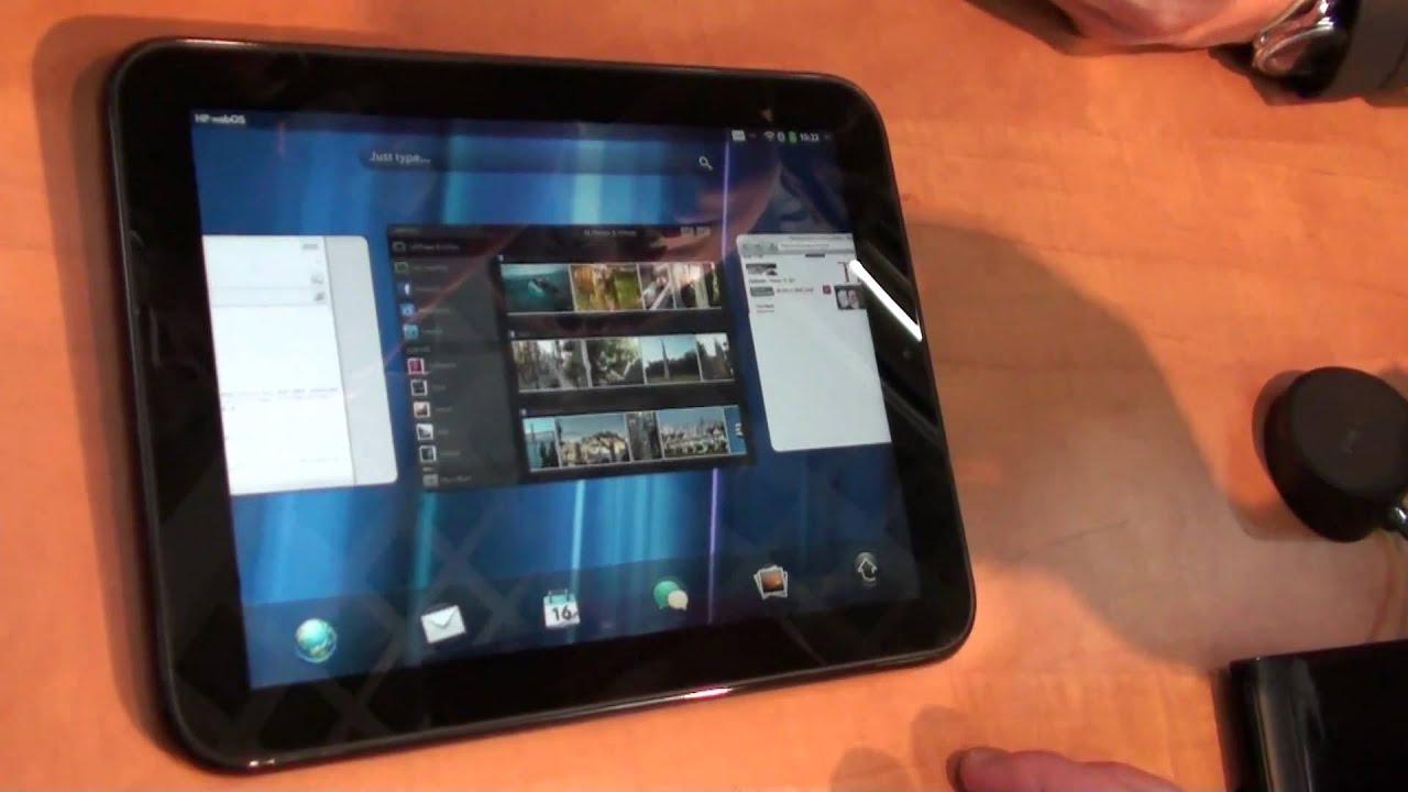 Hp Touchpad Demonstration Youtube