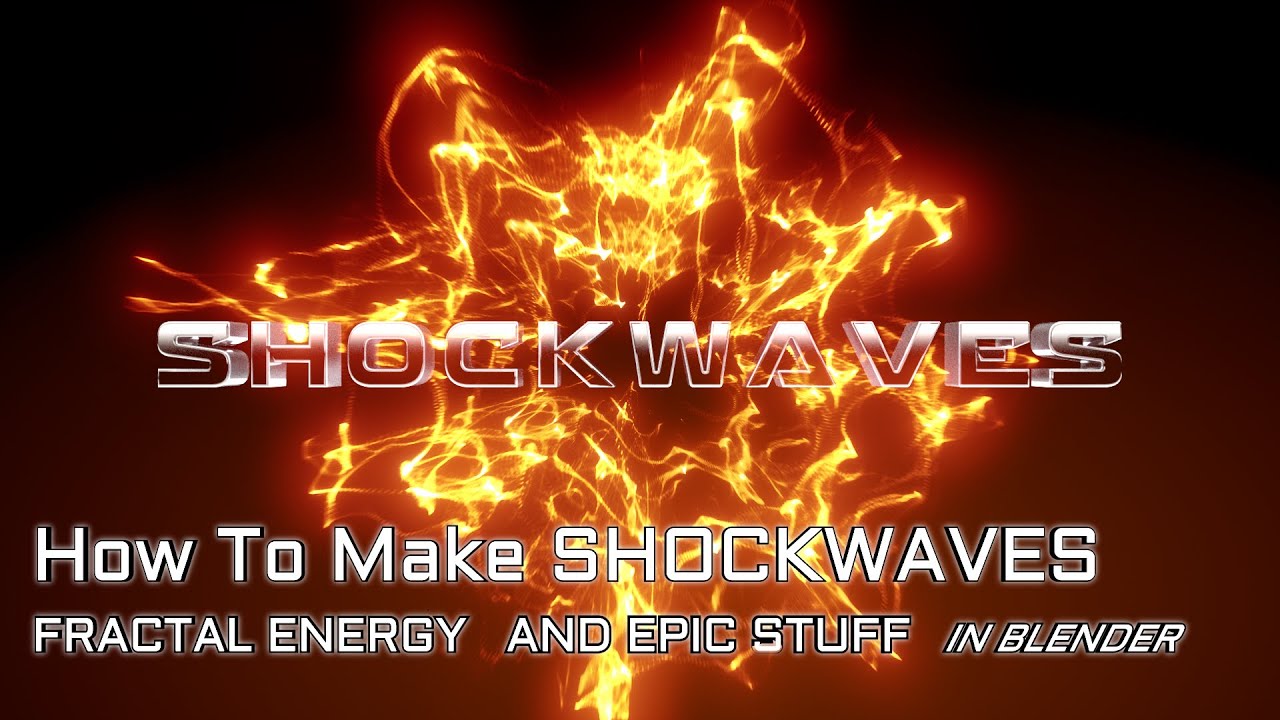 How To Make Epic Shockwaves Entirely In Blender Youtube