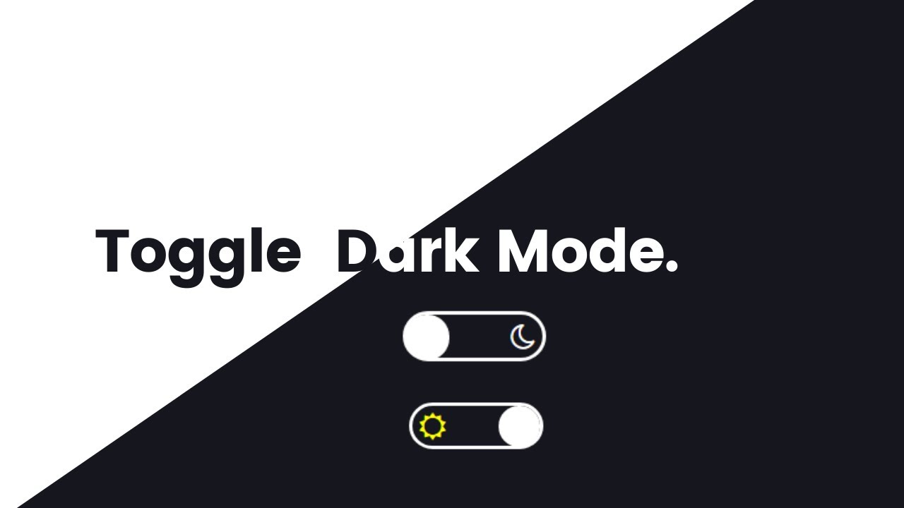 Toggle Switch Dark Mode Javascript At Deidra Mckoy Blog