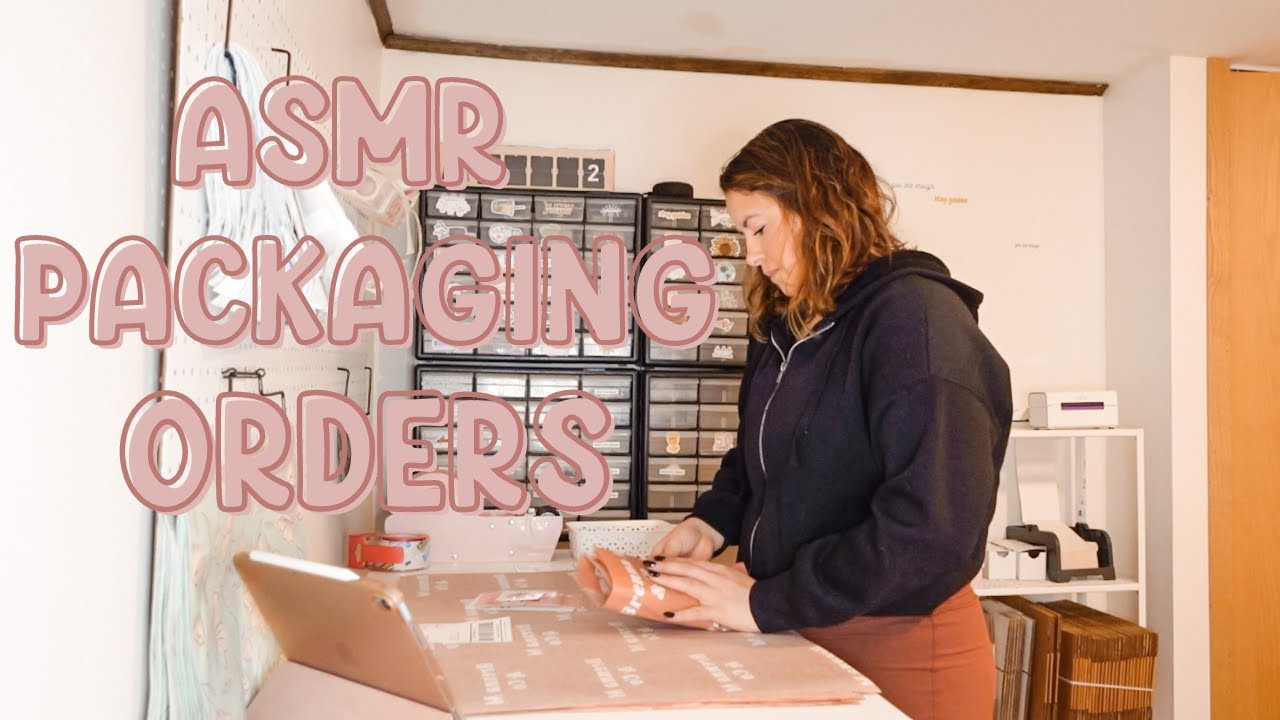 Asmr Packaging Orders Small Business Vlog Entrepreneur Aesthetic