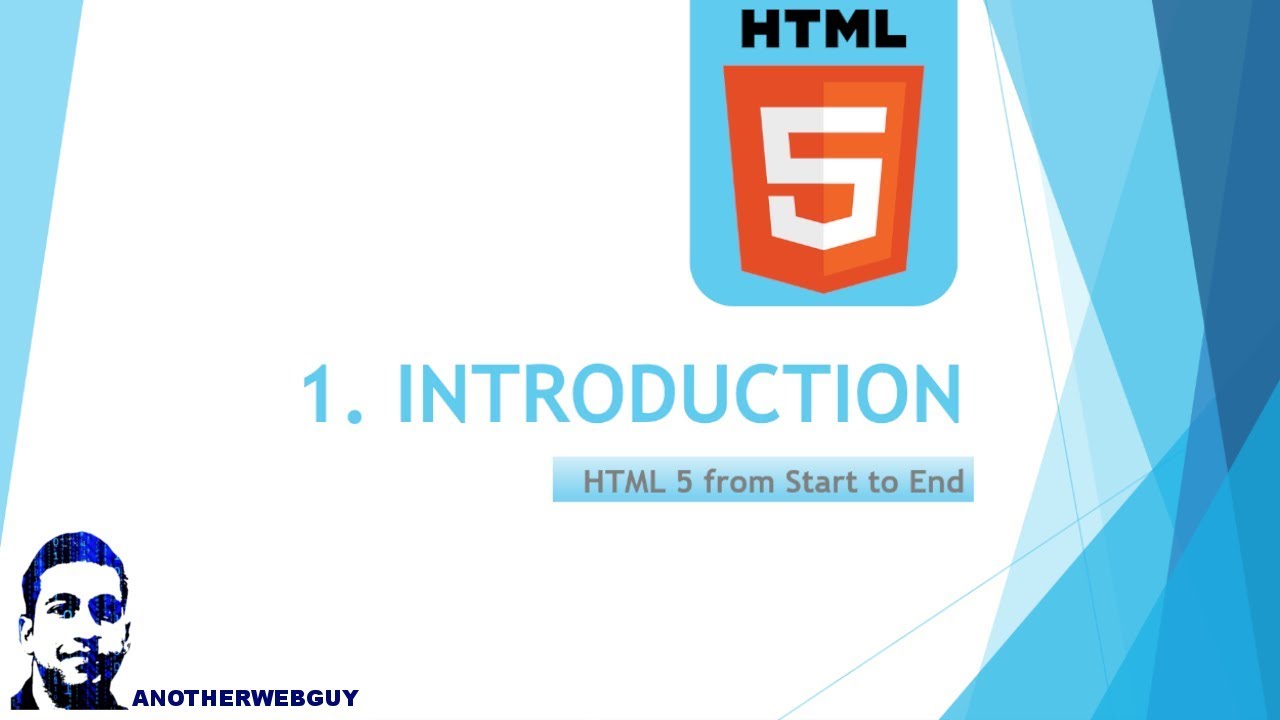 1 Introduction To Html Html Tutorial Series Youtube