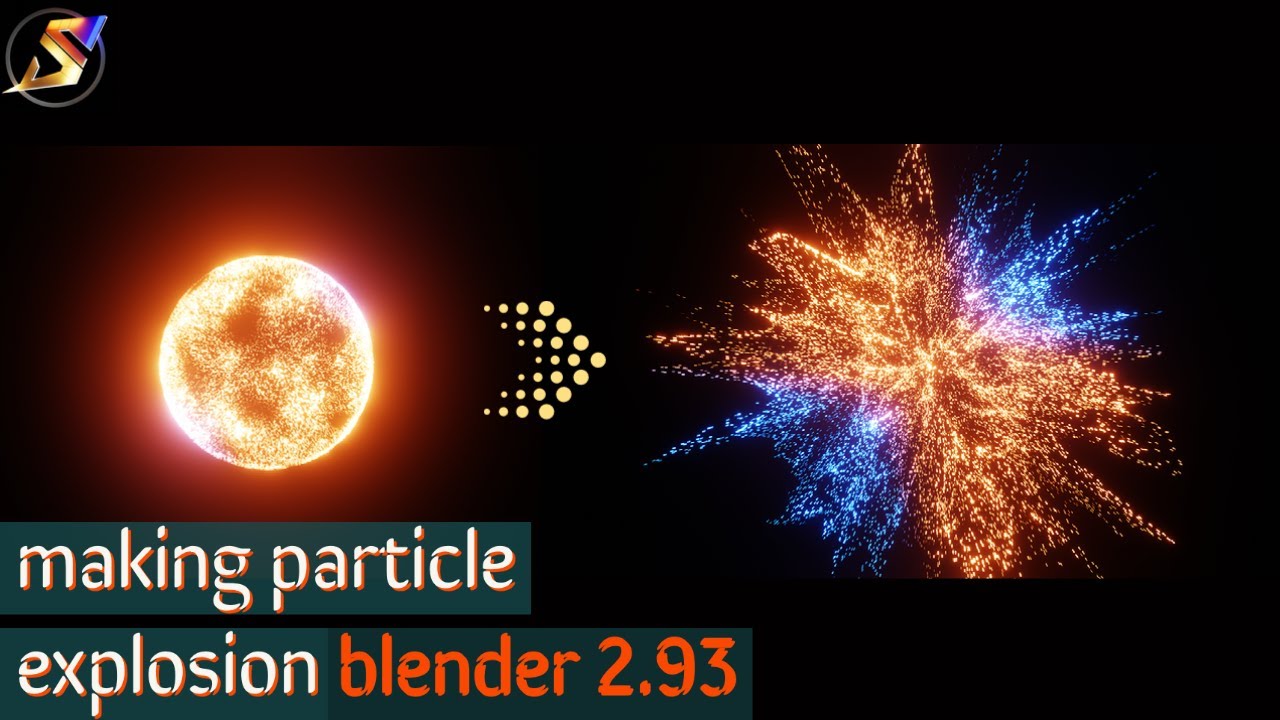 Making Particle Explosion Animation Blender 2 93 Eevee Abstract