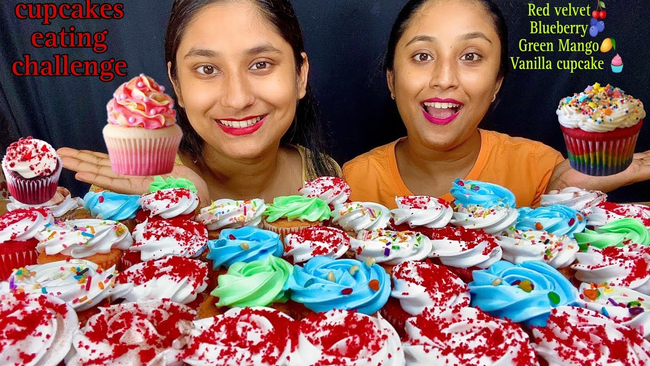 Eating ёяшлdifferent Type Of Cupcakes ёязбёян Challenge Punishment Food