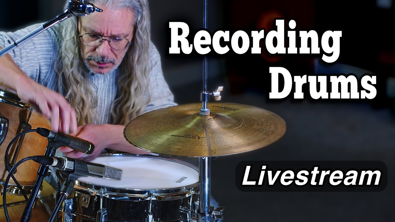 How To Record Drums Live Youtube