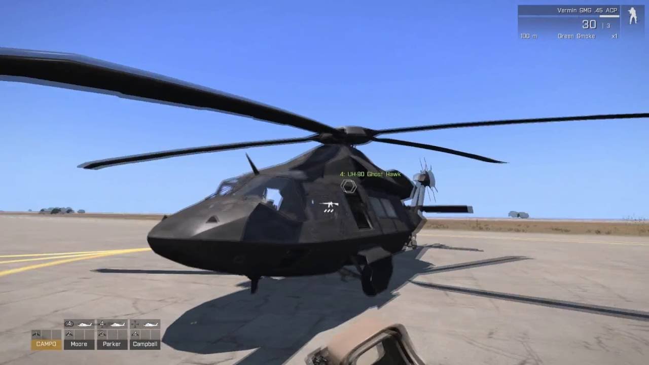 Arma 3 Uh80 Ghosthawk Youtube
