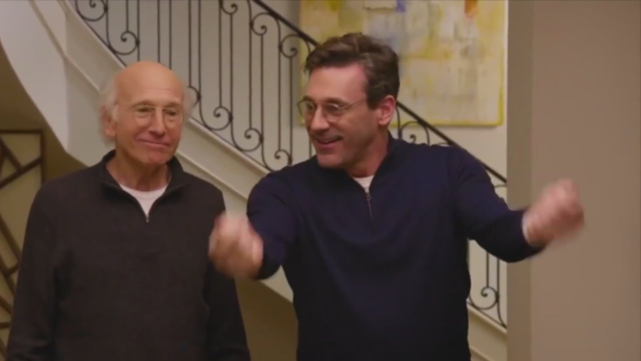 Curb Your Enthusiasm Lazy Susan Larry And Jon Hamm Get Tossed From The