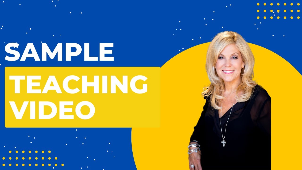 Sample Teaching Video Youtube