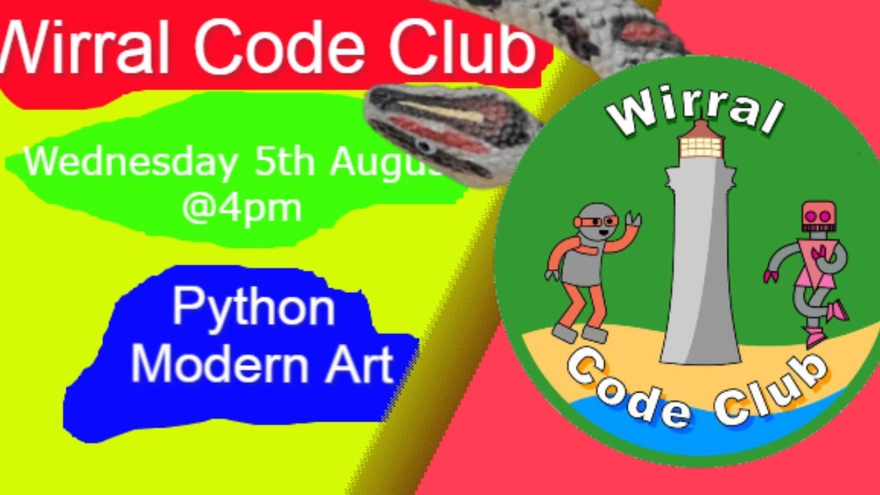 Wirral Code Club Python Modern Art Youtube