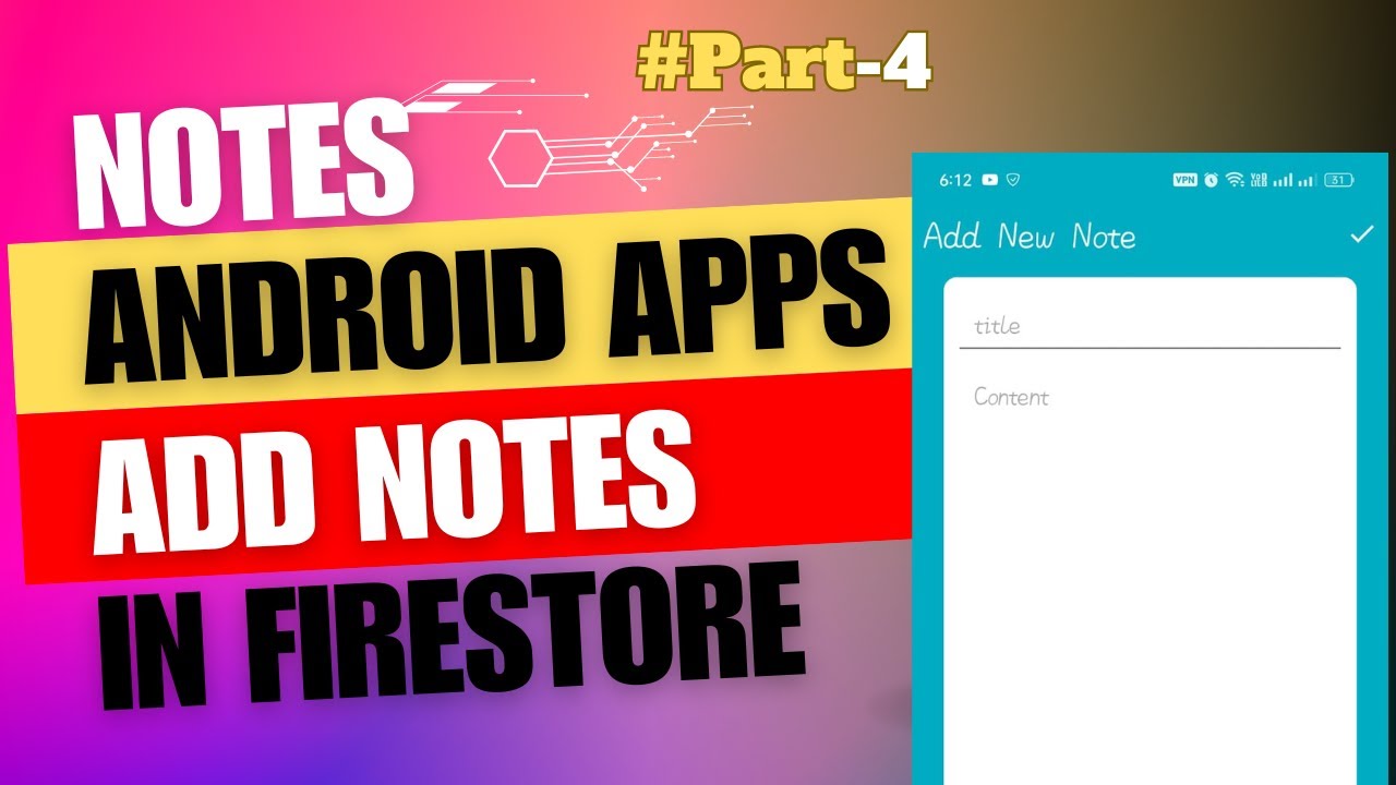 Save Notes Data Insert In Firestore By Android Studio Notes Apps