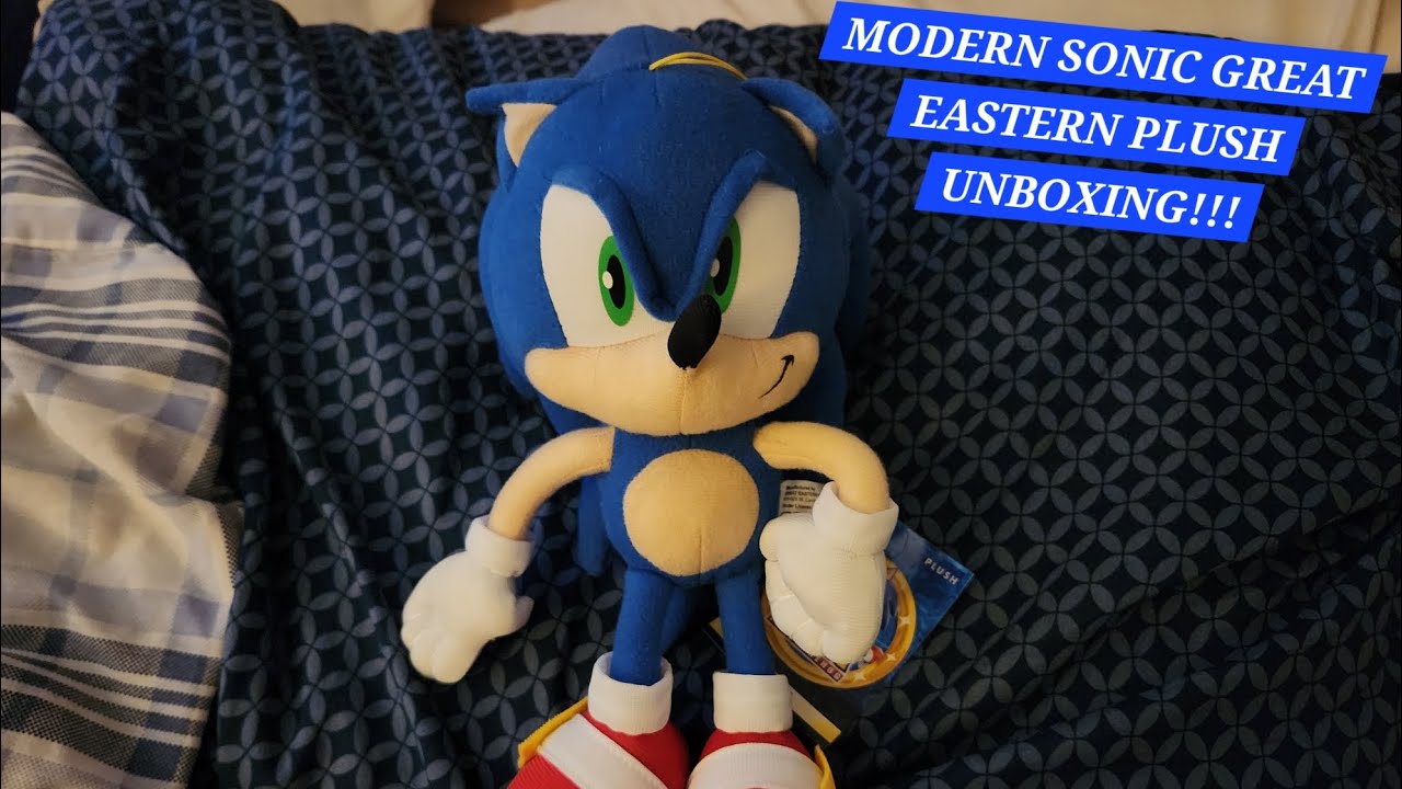 Modern Sonic Ge Plush Unboxing Review Youtube