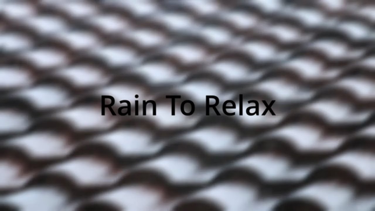 Rain And Thunder Sounds For Sleeping And Relaxing 5 Hours Youtube