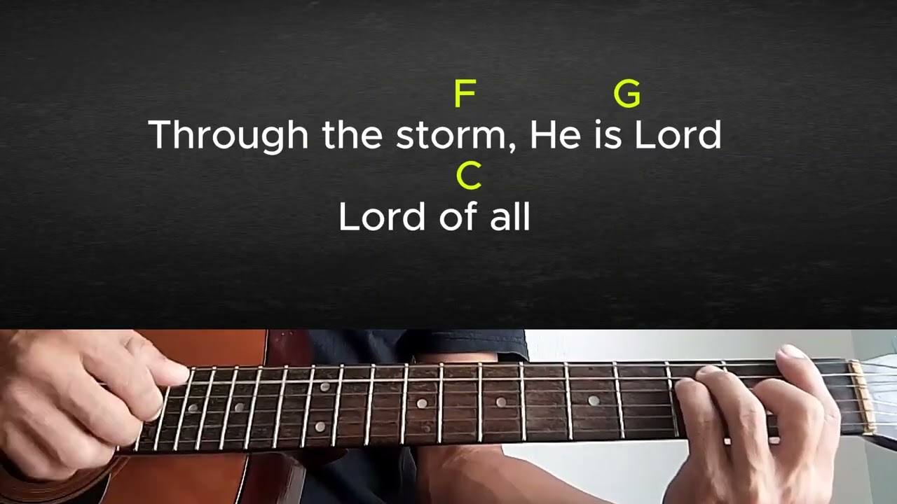 Cornerstone Hillsong Worship Guitar Tutorial With Chords And Lyrics