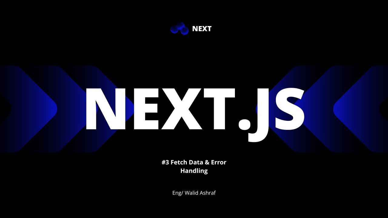Next Js Tutorial 3 Fetching Data In Next Js Create Custom Error