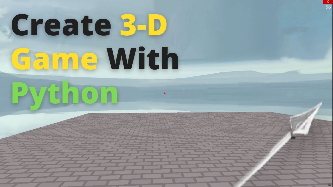 How To Create 3d First Person Game Using Python Youtube