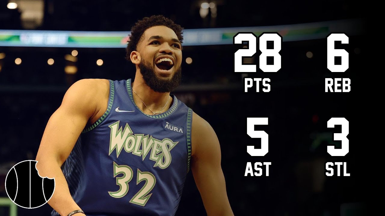 Karl Anthony Towns Highlights Magic Vs Timberwolves 9th Jan 2024