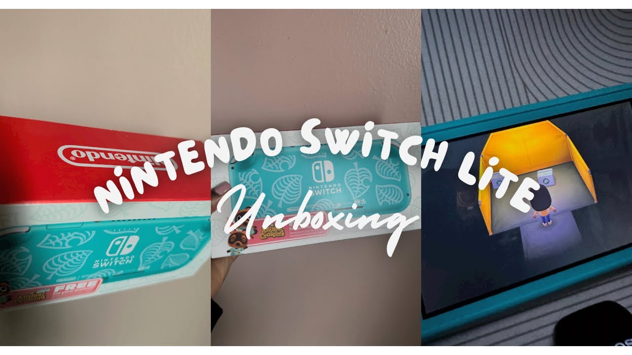 Nintendo Switch Lite Unboxing Setup Youtube