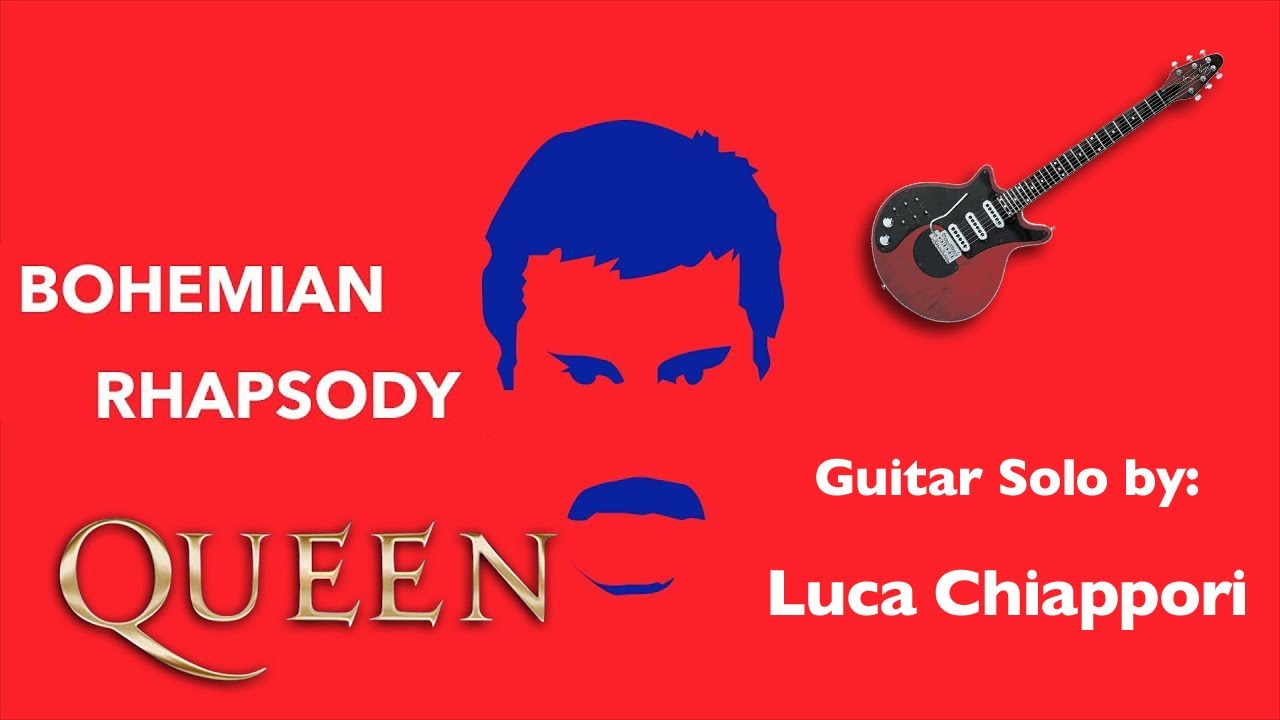Bohemian Rhapsody Guitar Solo Cover Queen Youtube Music