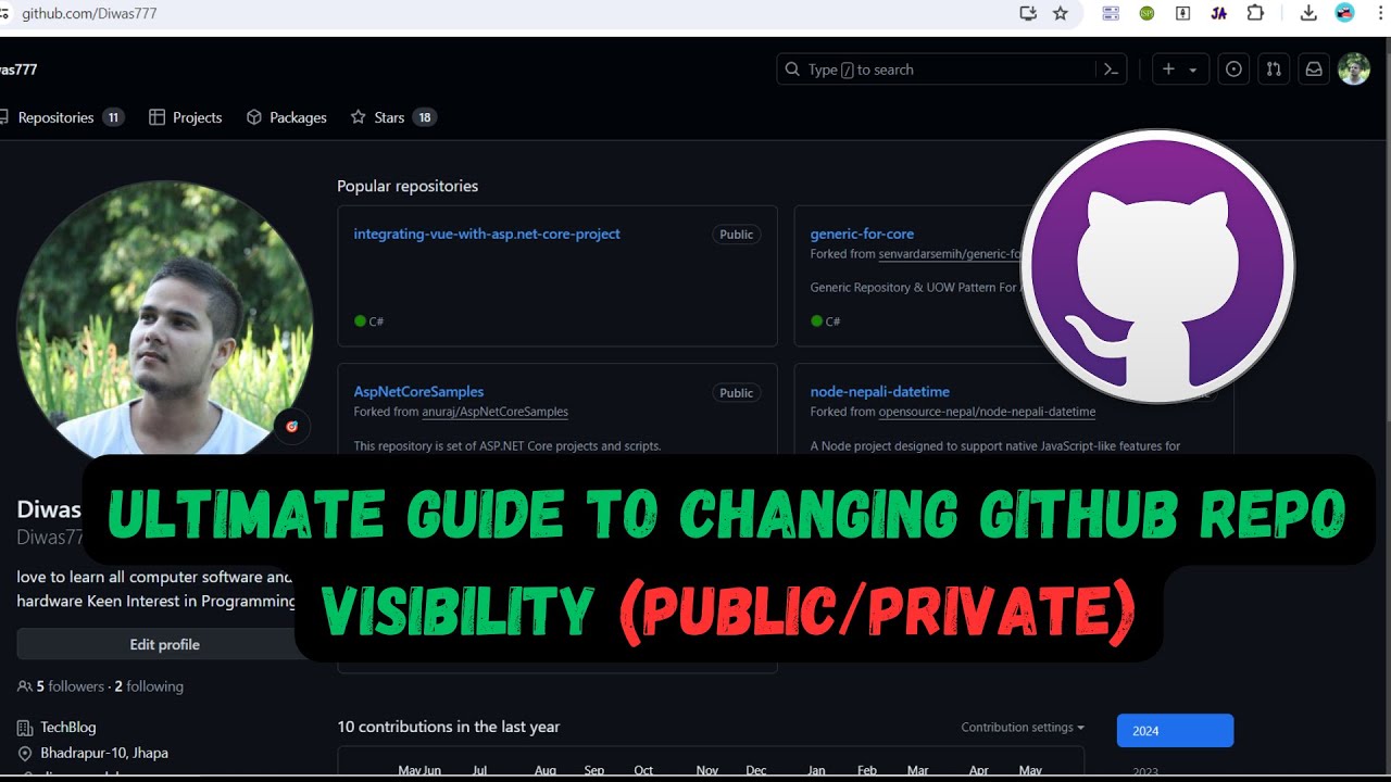 Change Github Repo To Private Github Private Vs Public Dtwnir
