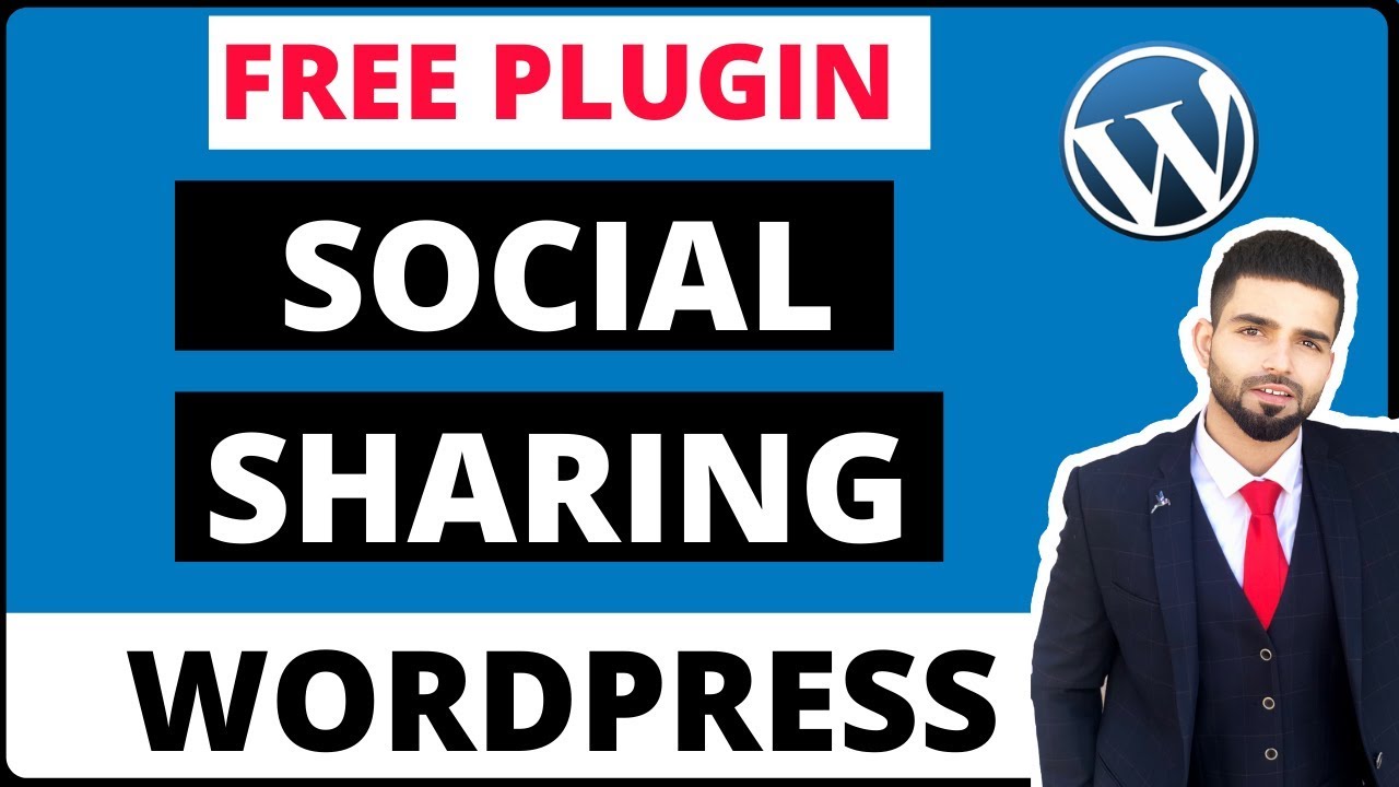Free Social Sharing Plugin Tutorial For Wordpress 2020 Youtube