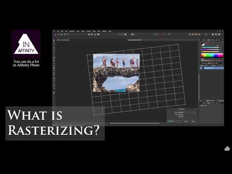 How To Rasterize In Affinity Designer