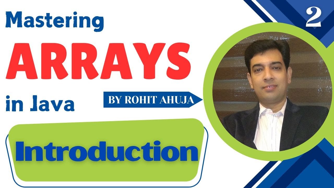 Introduction To Arrays In Java Youtube