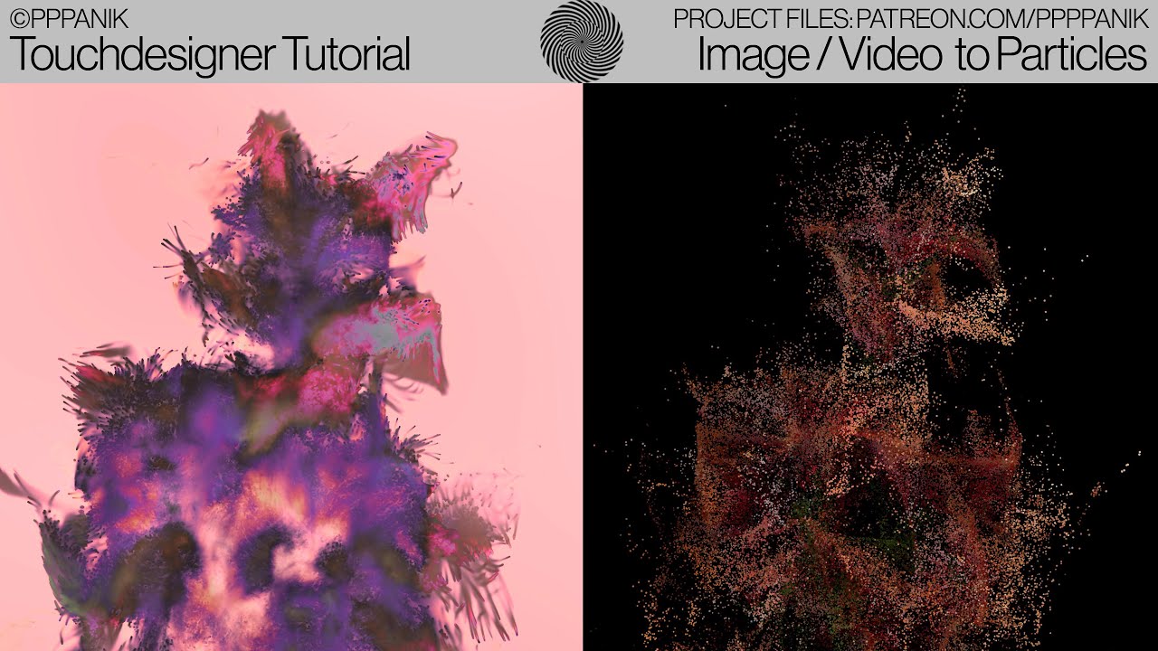 Image Video To Particles Touchdesigner Tutorial Youtube
