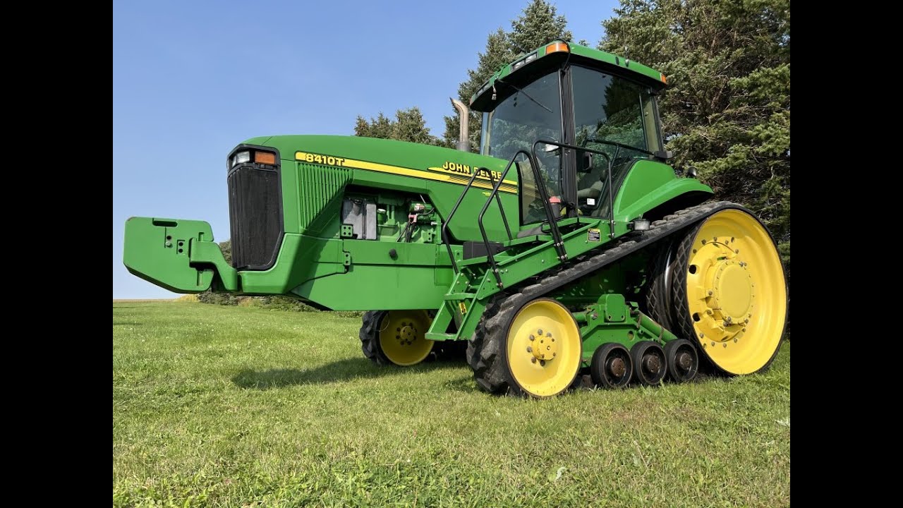 2000 John Deere 8410t Track Tractor 18 Tracks In Excellent Condition