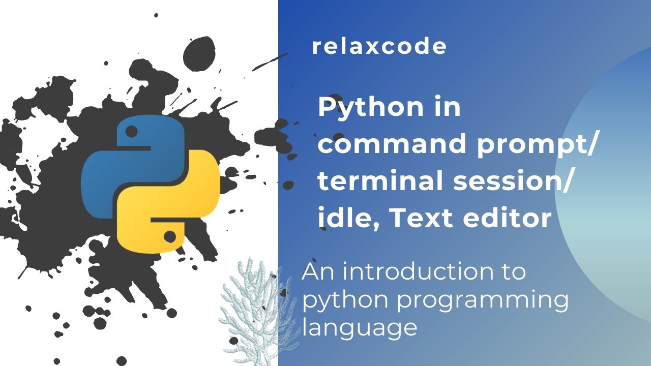 Python In Command Prompt Terminal Session Idle Text Editor Python