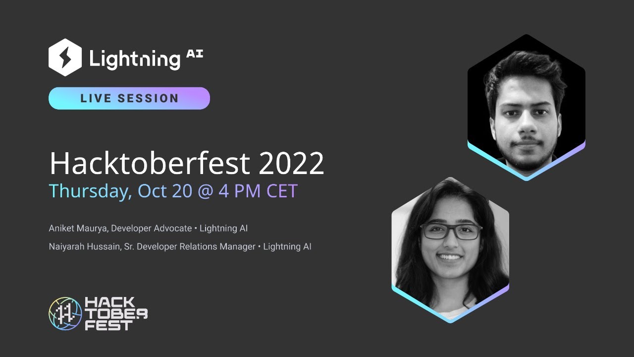 Hacktoberfest 2022 With Lightning Ai Youtube