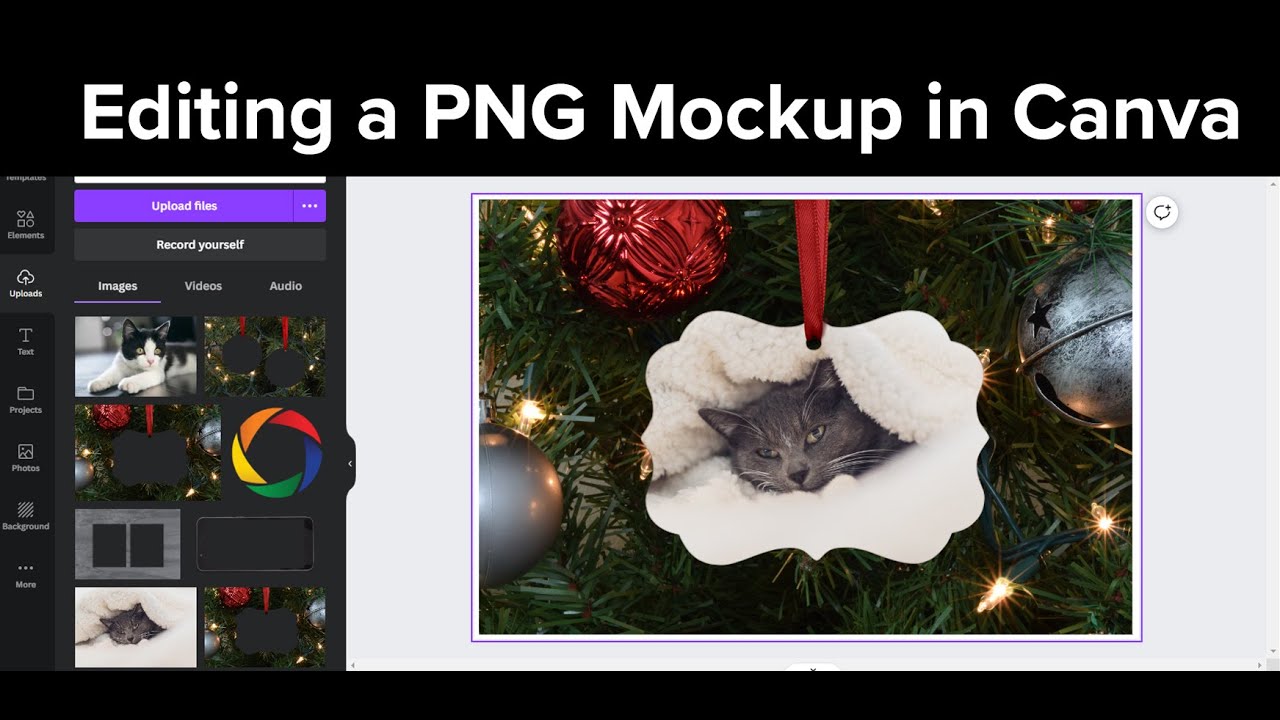 Canva Tutorial Transparent Png Mockup Youtube
