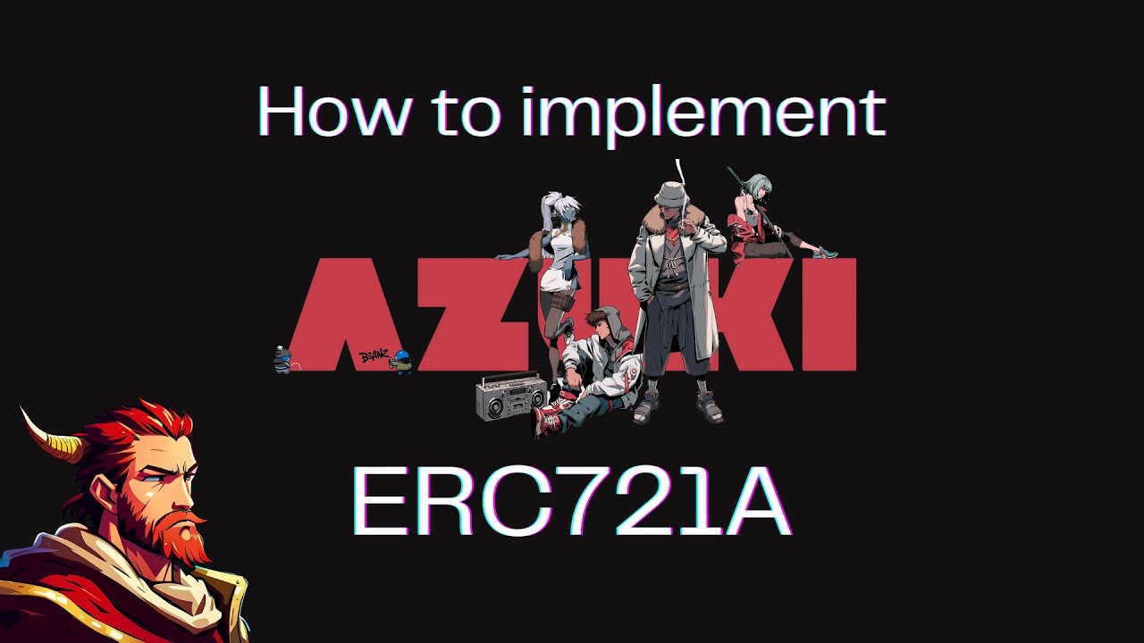 How To Implement Erc721a Nft Smart Contract Youtube