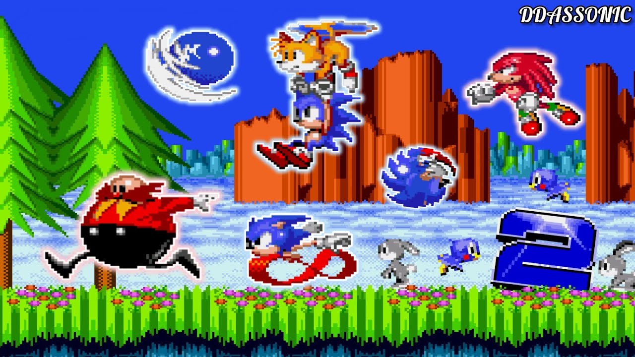 Sonic The Hedgehog 2 With Knuckles 2024 Sonic Hack Longplay Youtube