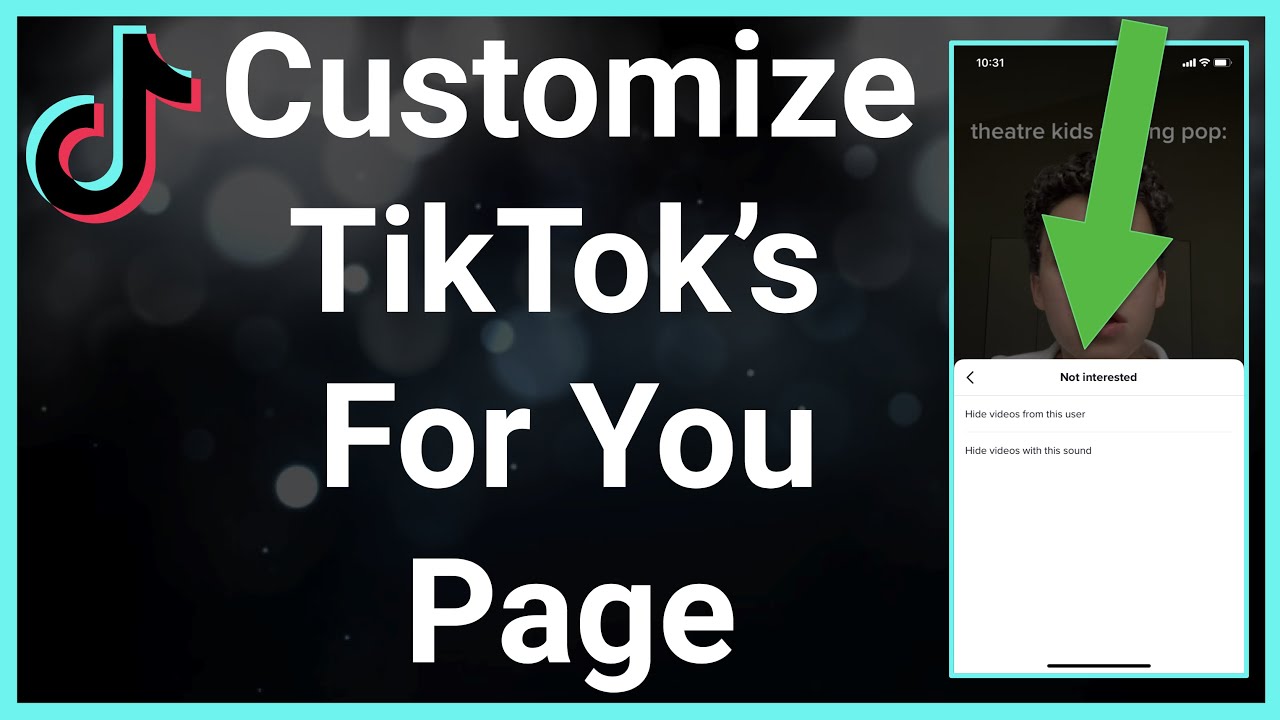 How To Reset Customize Tiktok Fyp For You Page Youtube