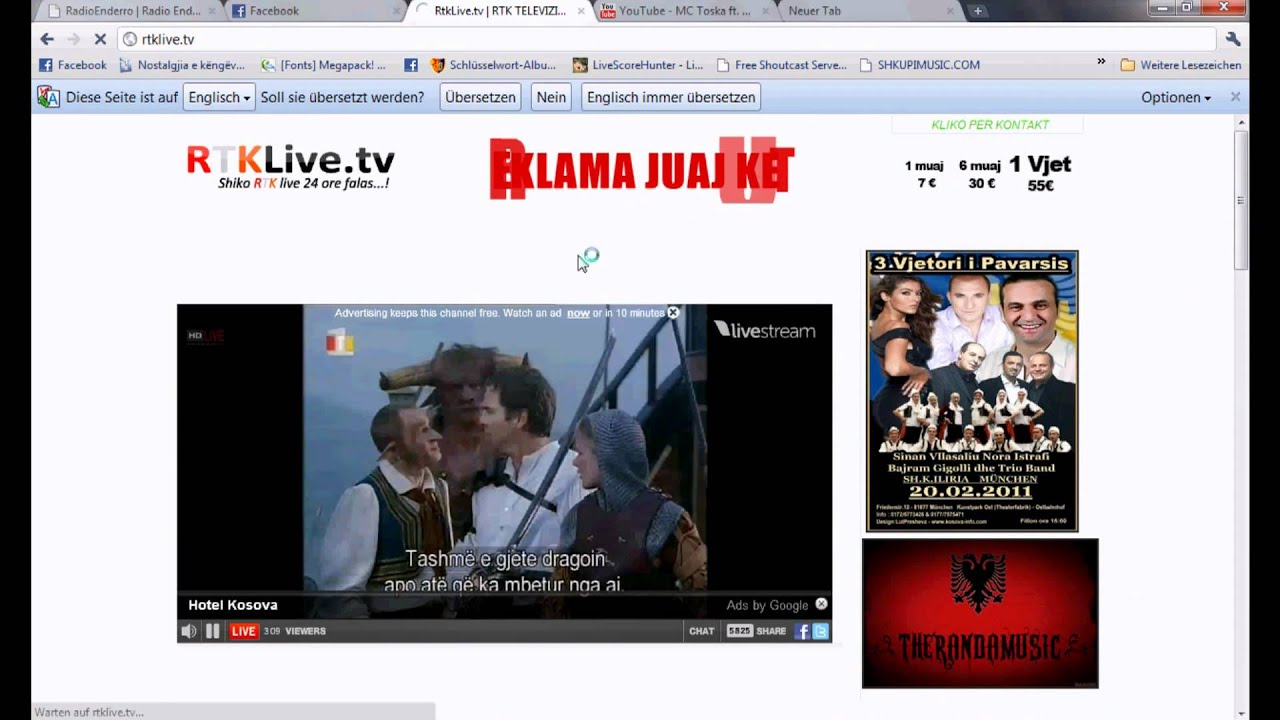 Rtklive Tv Rtk Televizionet Shqiptare Drejtperdrejt Diaspora Tv