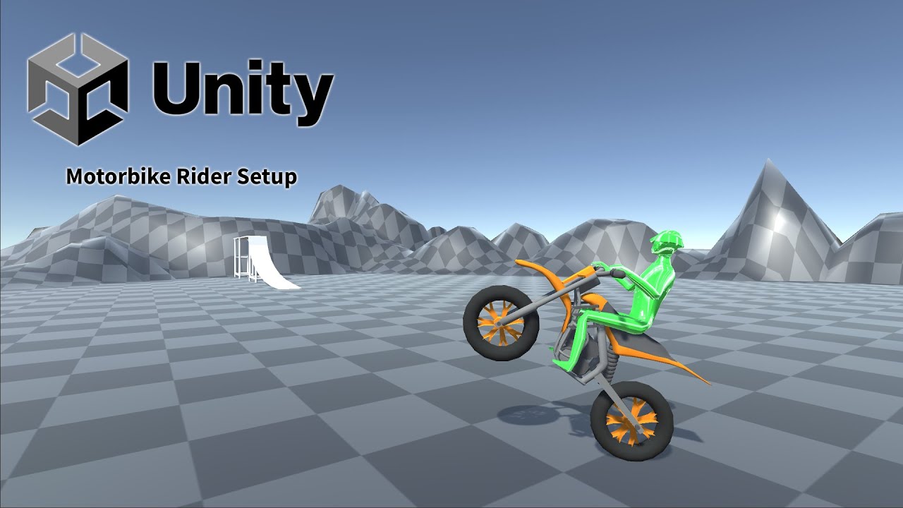 How To Set Up A Rider On A Motorbike Pushbike Unity Tutorial Youtube