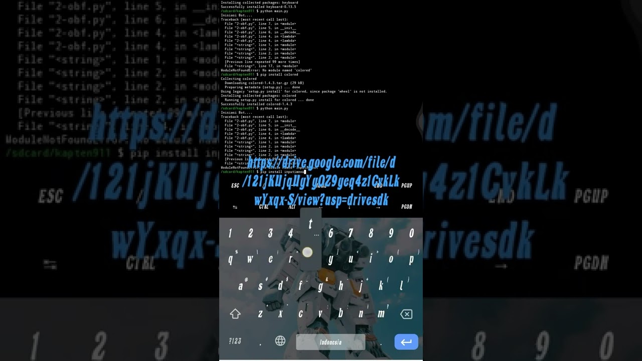 Install Module Script Termux Youtube