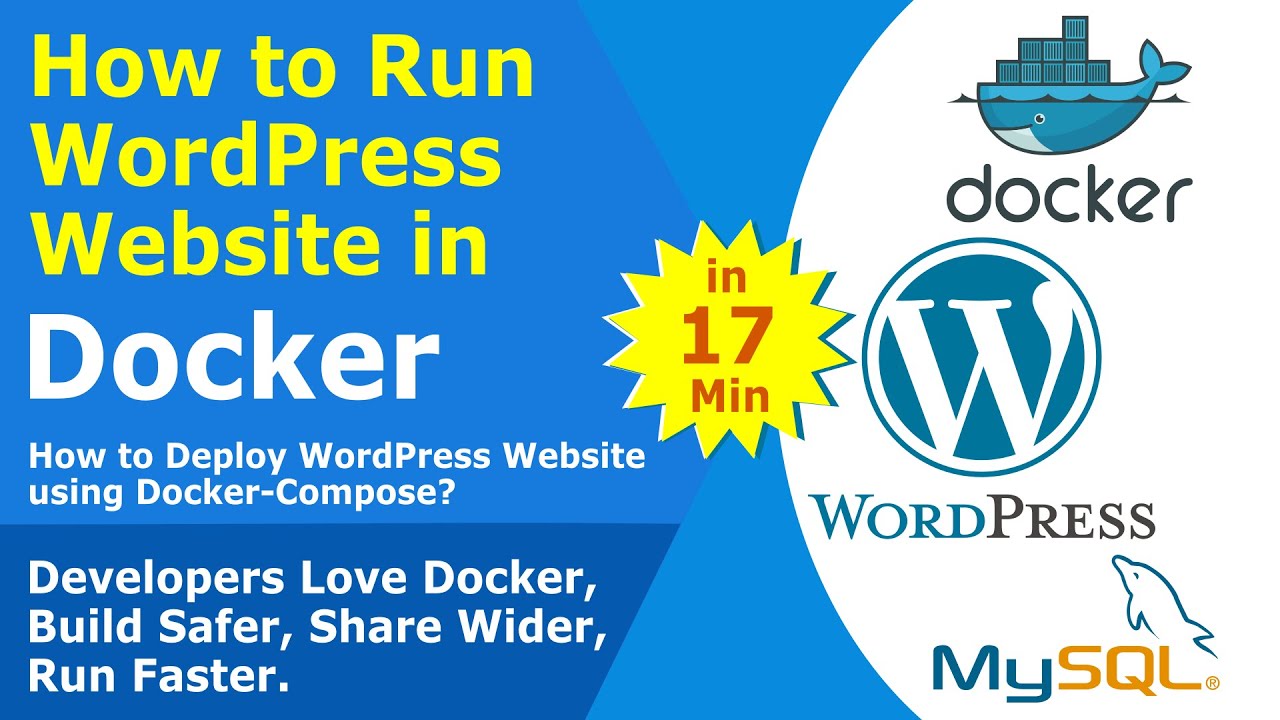 How To Run Wordpress Website In Docker How To Deploy Wordpress