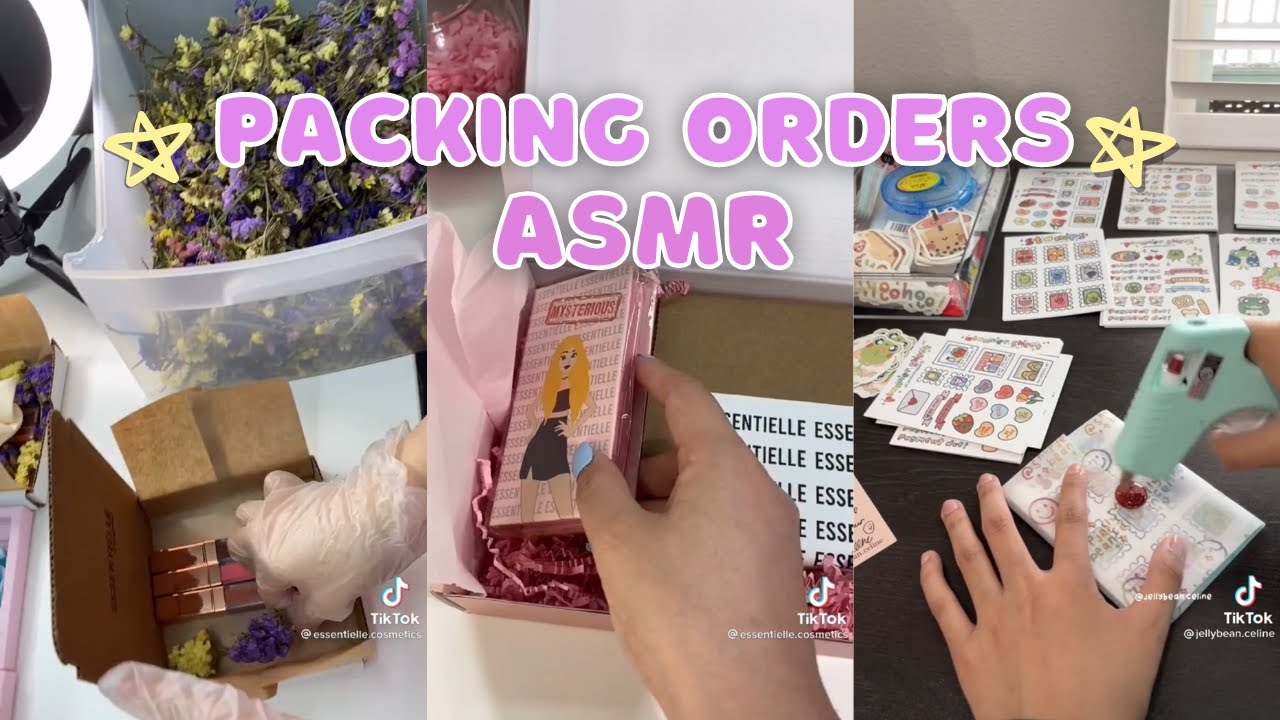 Asmr Packing Orders Super Satisfying Youtube