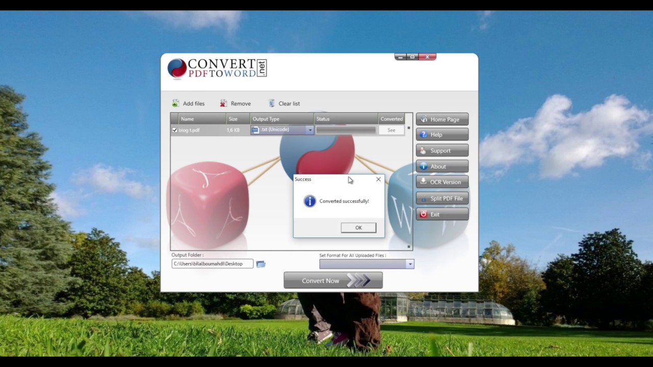 How To Use Convert Pdf To Word Desktop Software To Convert Pdf To Docx