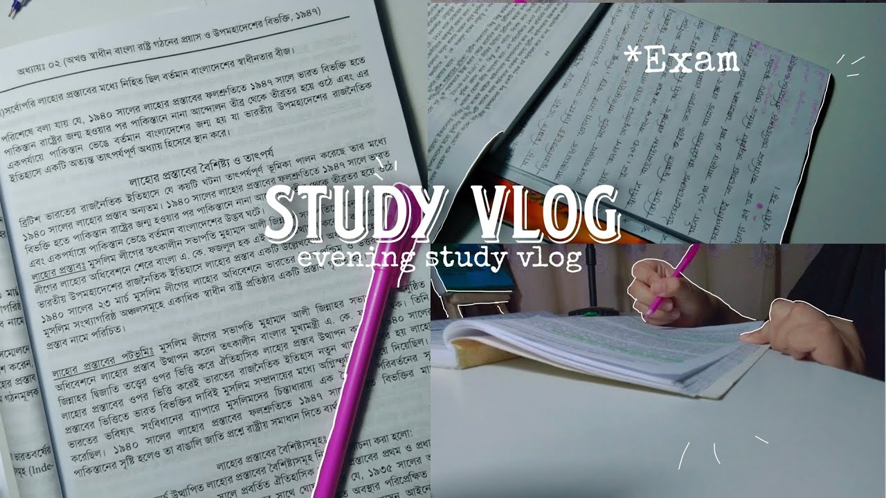 Study Vlog Exam Preparations рџ Writing Tips Realistic