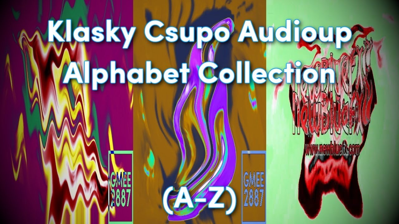 Klasky Csupo Audioup Alphabet Collection A Z Youtube