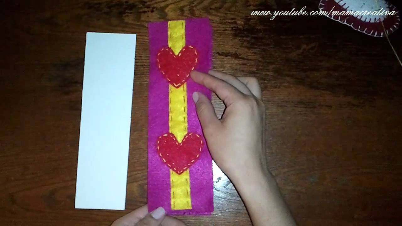 Mamacreativa Tutorial Como Hacer Un Separador De Libros Bookmark