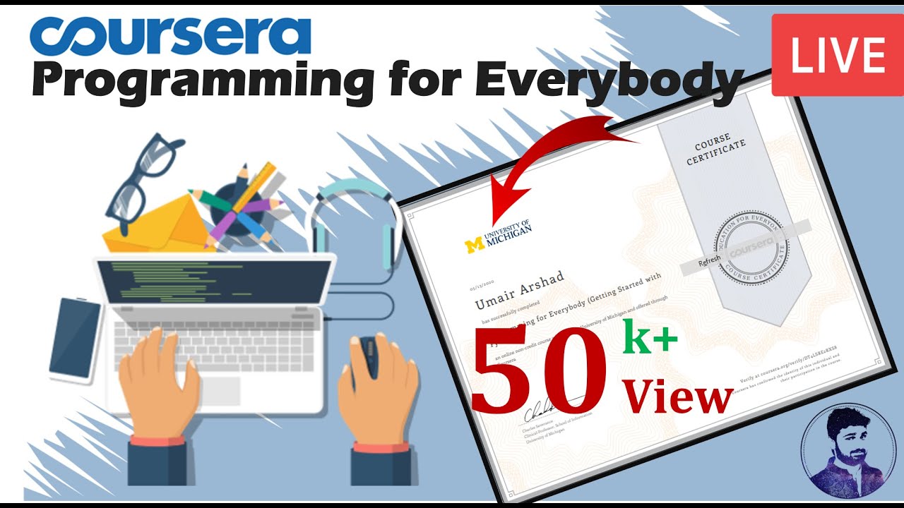 Coursera Programming For Everybody Getting Started With Python