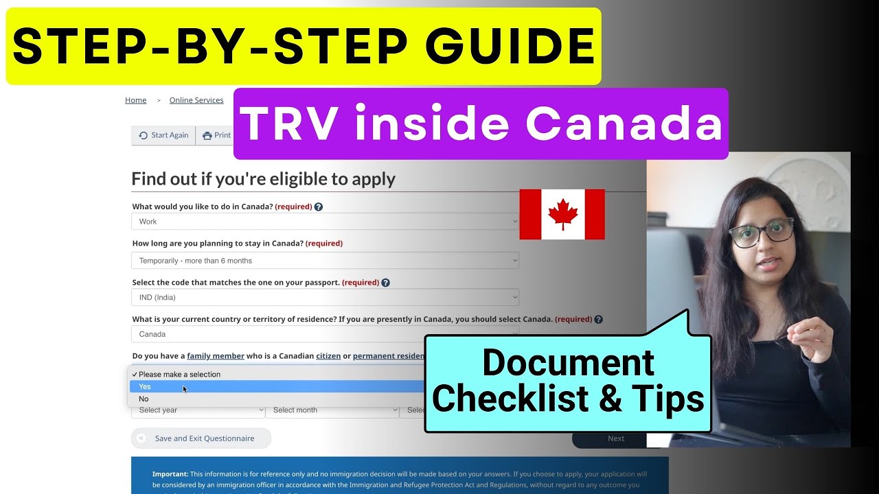How To Submit Trv Inside Canadaрџ ёрџ Easy Steps After Work Permit