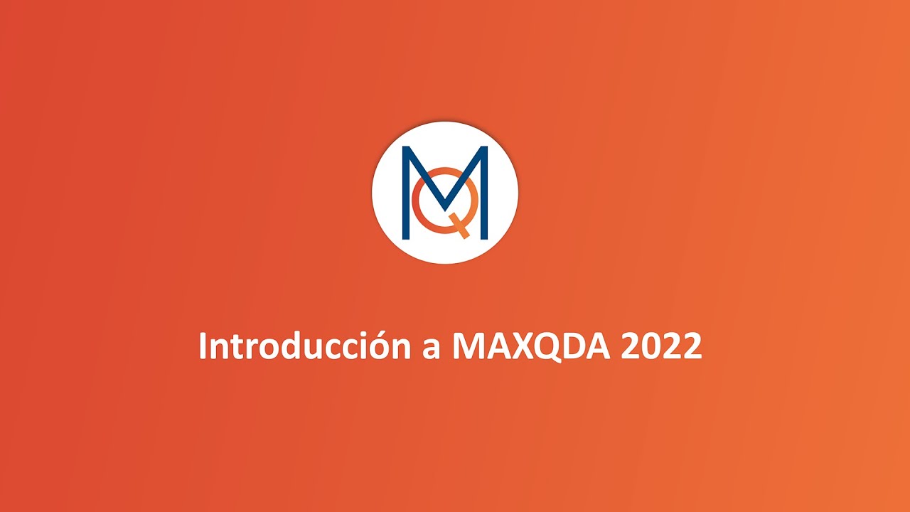 Introducción A Maxqda 2022 Youtube