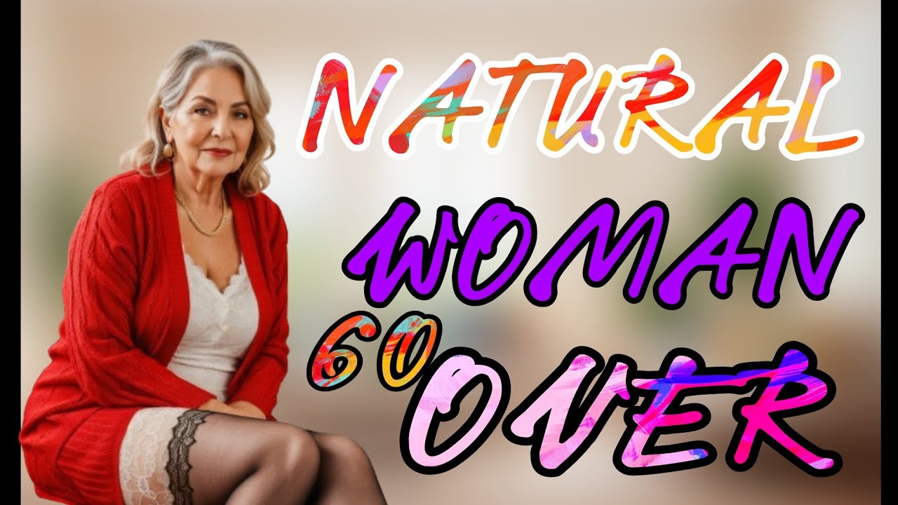 Natural Older Woman Over 60 Attractively Dressed Classy Natural Older