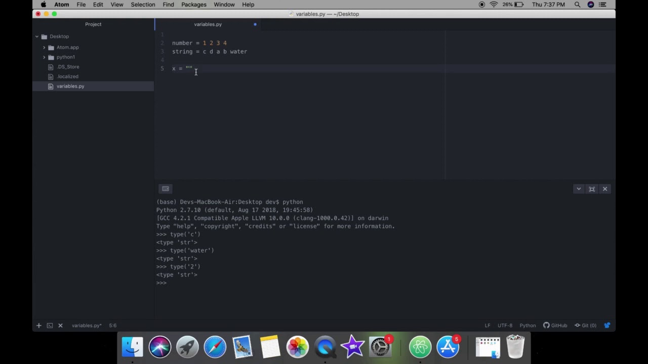 Python Strings Episode 8 Youtube