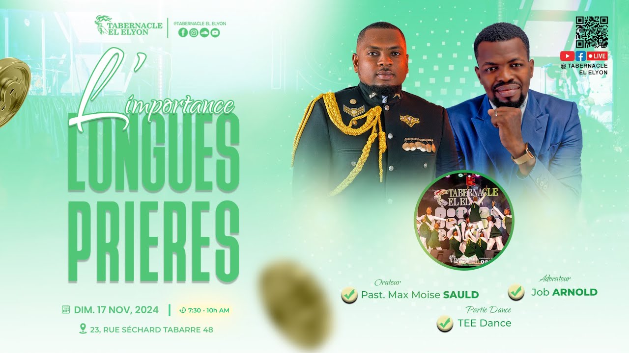 Culte Dimanche 17 Niovembre 2024 Youtube