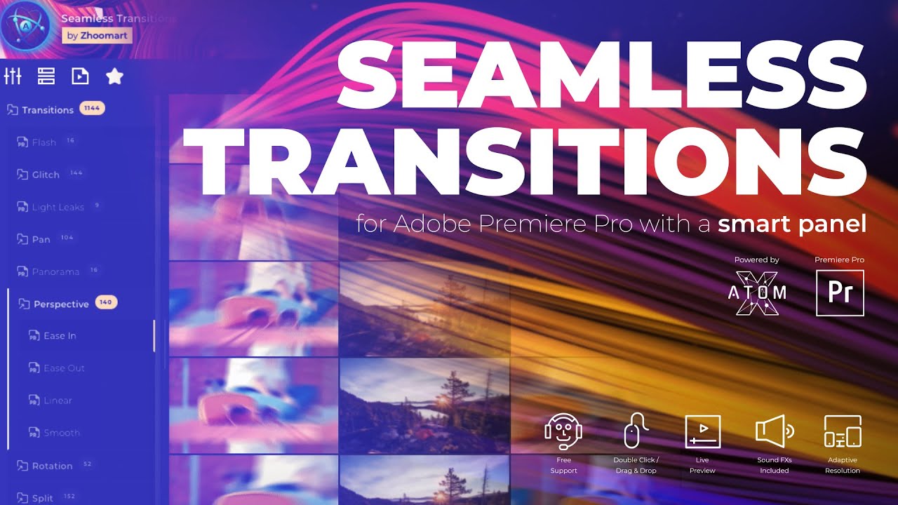 Seamless Transition For Premiere Pro Video Tutorial Youtube