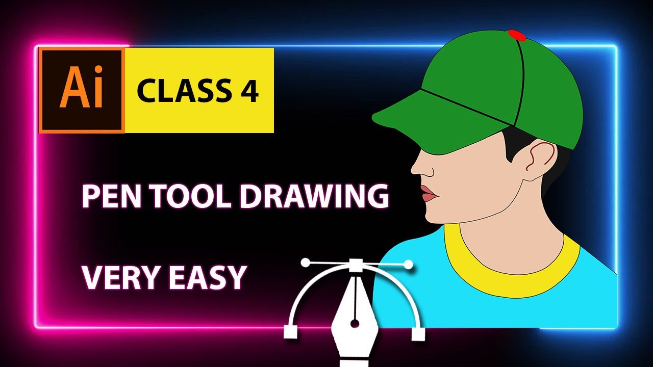 Adobe Illustrator Class 4 Pentool Beginner Students Only